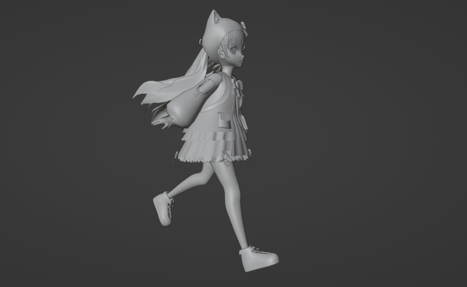 Anime Character - Unique 22 3D model | CGTrader