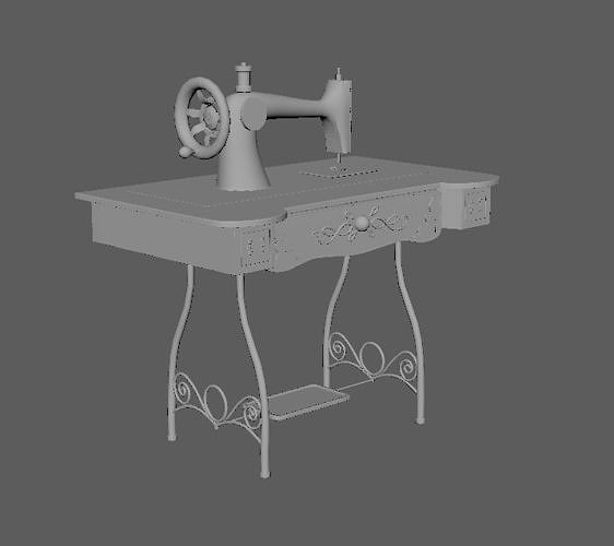 sewing machine 3D model | CGTrader
