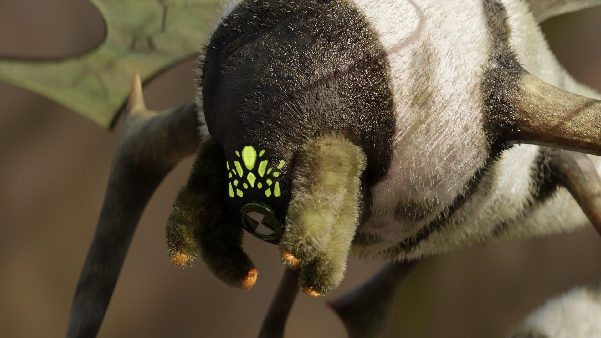 3D model Ben 10 Stinkfly Classic with Wings Animation VR / AR / low ...