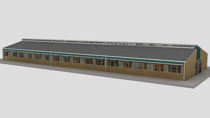 3D model Realistic European City Block Building 13 VR / AR / low-poly ...