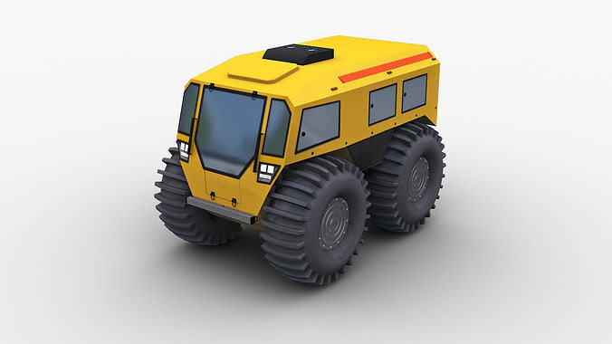 3D model Sherp N 1200 VR / AR / low-poly | CGTrader
