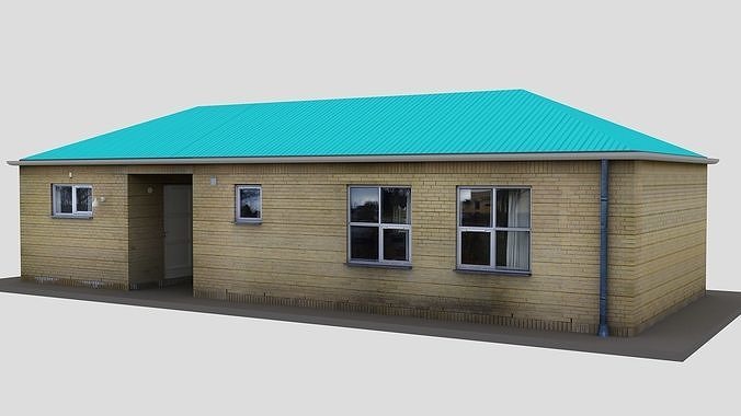 3D model Realistic European City Block Building 27 VR / AR / low-poly ...