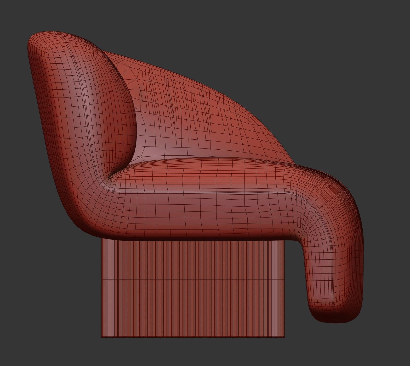 Amelia lounge chair by Jerome Bugara 3D model | CGTrader