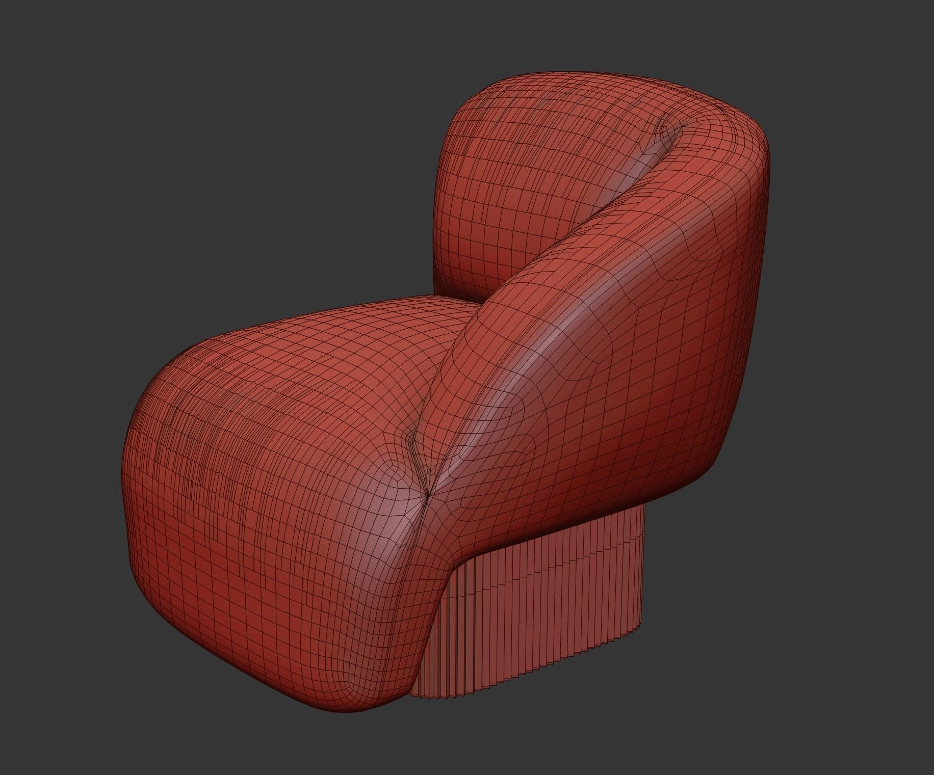 Amelia lounge chair by Jerome Bugara 3D model | CGTrader