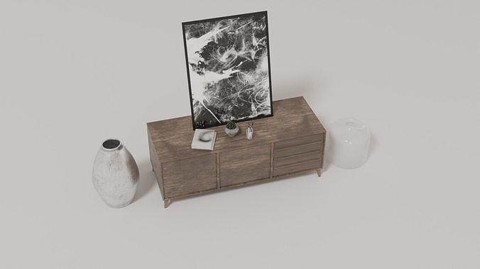 3D model Low poly Storage Cabinet Full set VR / AR / low-poly | CGTrader
