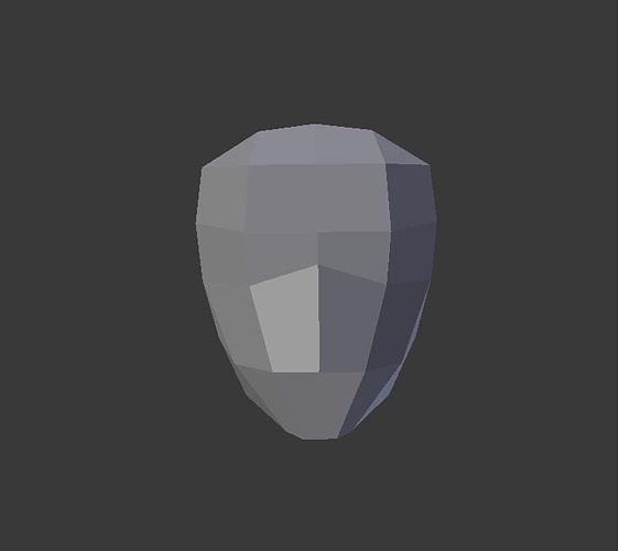 Base Head free VR / AR / low-poly 3D model | CGTrader