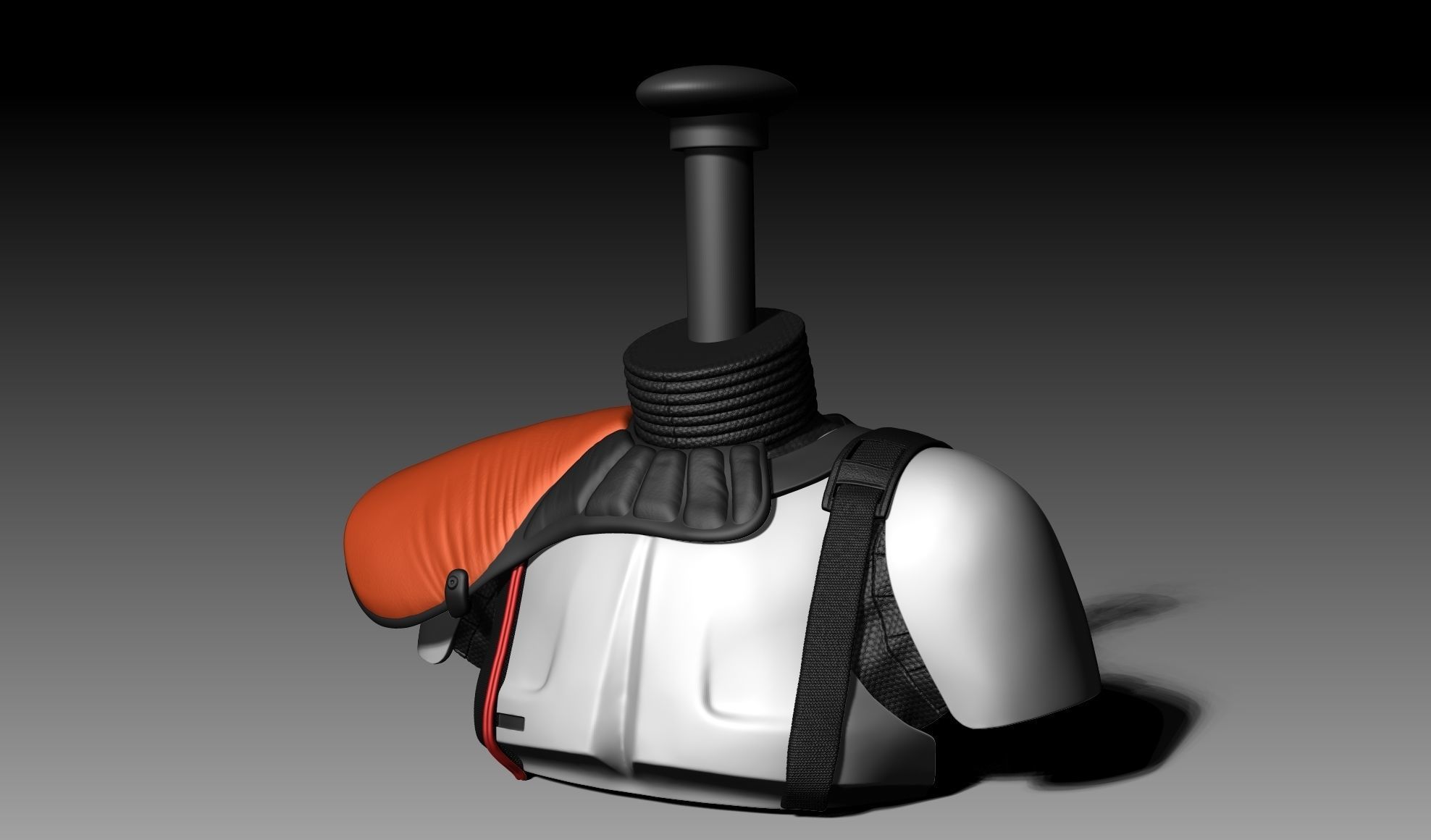 Scout Trooper Commander with Pauldron - Stand Helmet 3D model 3D ...