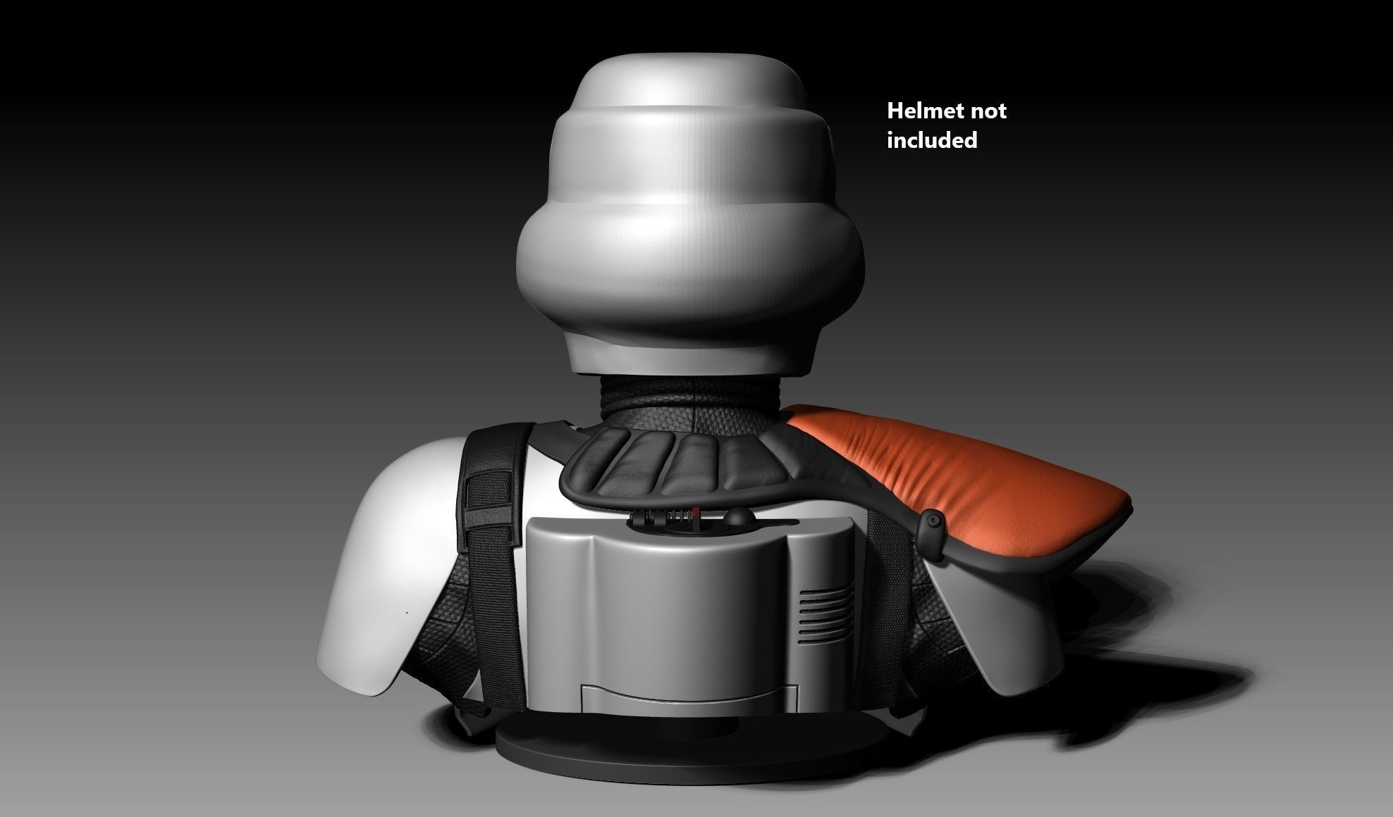 Scout Trooper Commander with Pauldron - Stand Helmet 3D model 3D ...