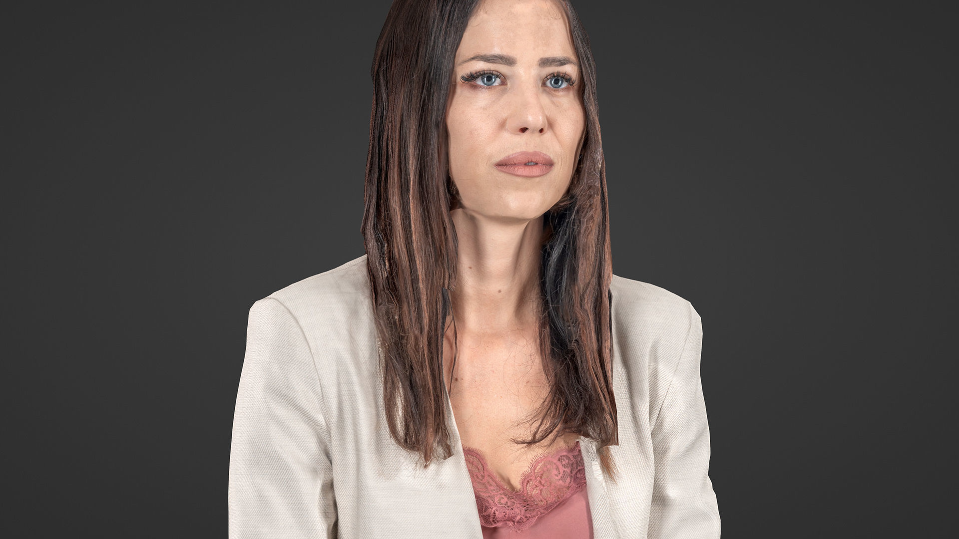 Business woman sitting - posed 3D photo scan 3D model | CGTrader