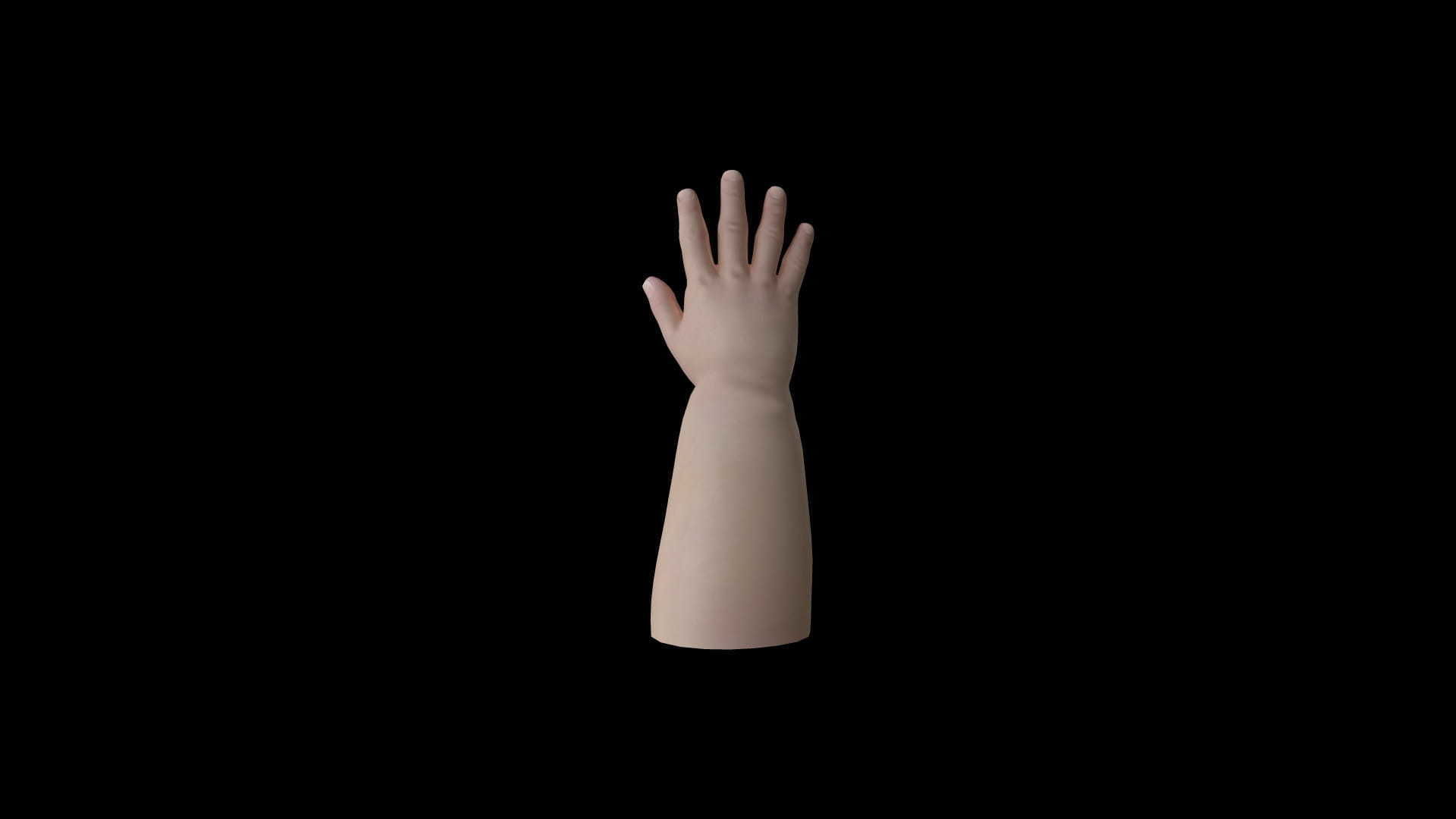 3D model HAND10 Baby Hand animation VR / AR / low-poly | CGTrader