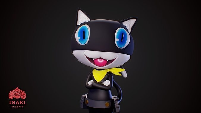 Morgana - Persona 5 3D model 3D printable | CGTrader