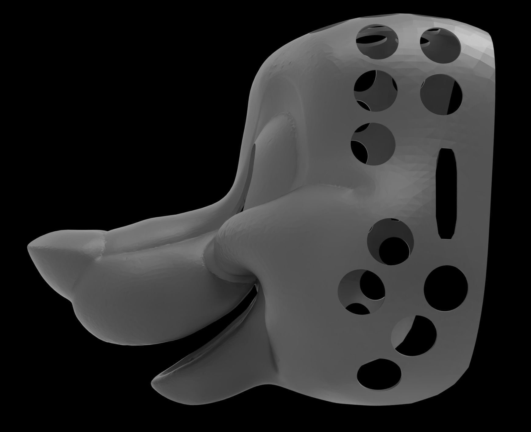 Toon Puppy Fursuit Head Base 3D model 3D printable | CGTrader