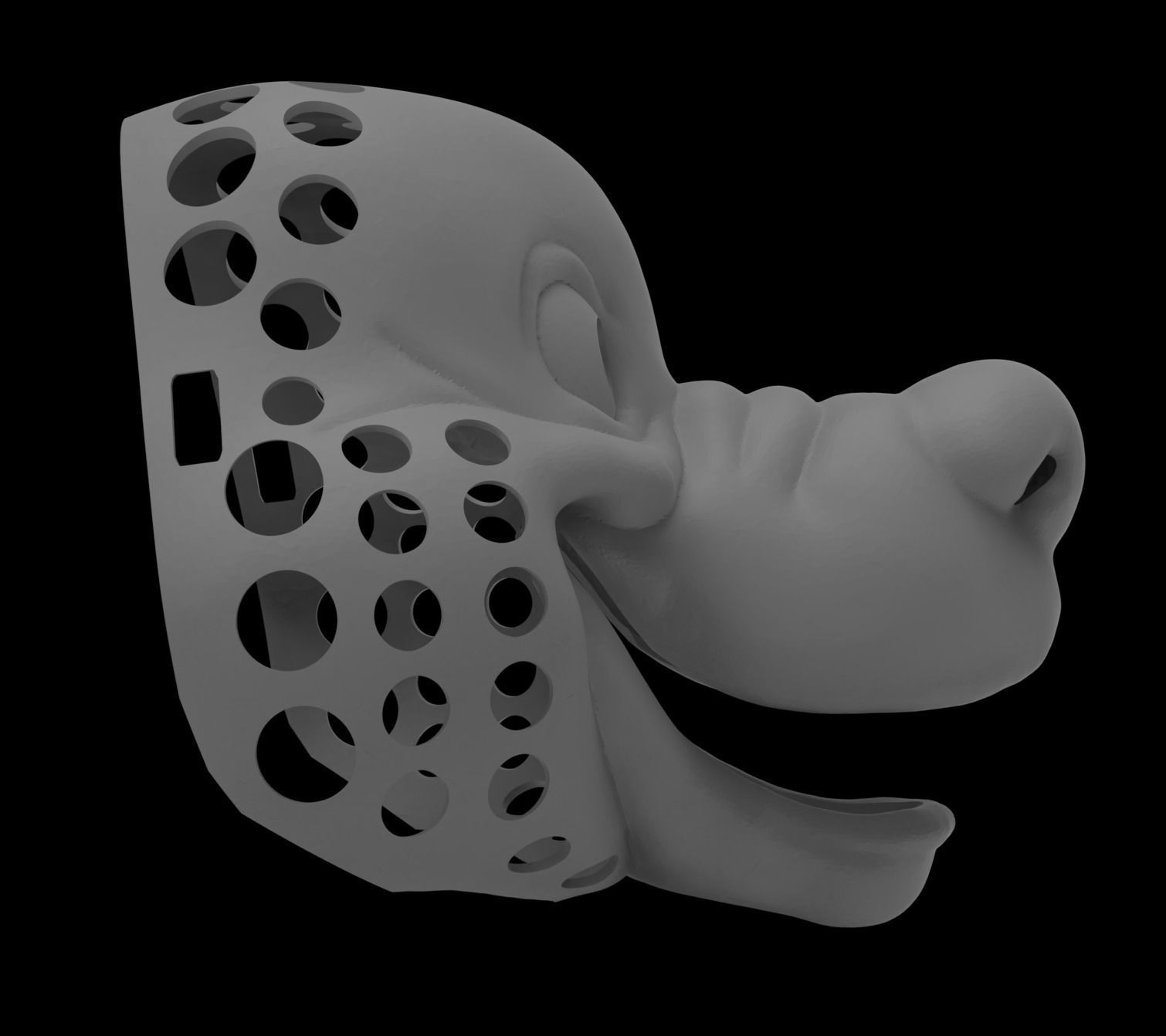 Country Bear Inspired Fursuit Head Base 3D model 3D printable | CGTrader