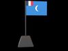 3D model Flag of the French Mandate of Syria 1920 v1 001 VR / AR / low ...