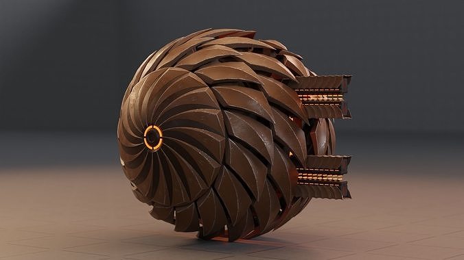 3D model Sphere Robot - SBot-02 VR / AR / low-poly | CGTrader