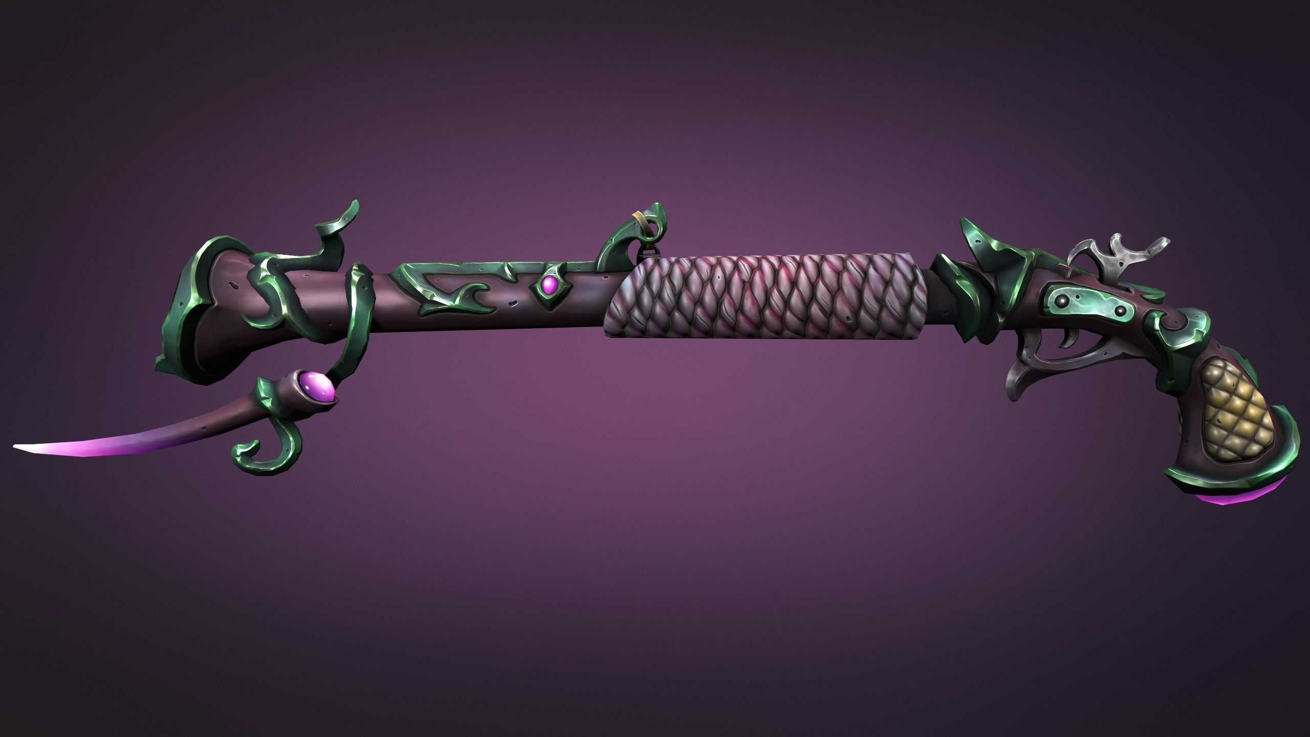 3D model Marine musket VR / AR / low-poly | CGTrader