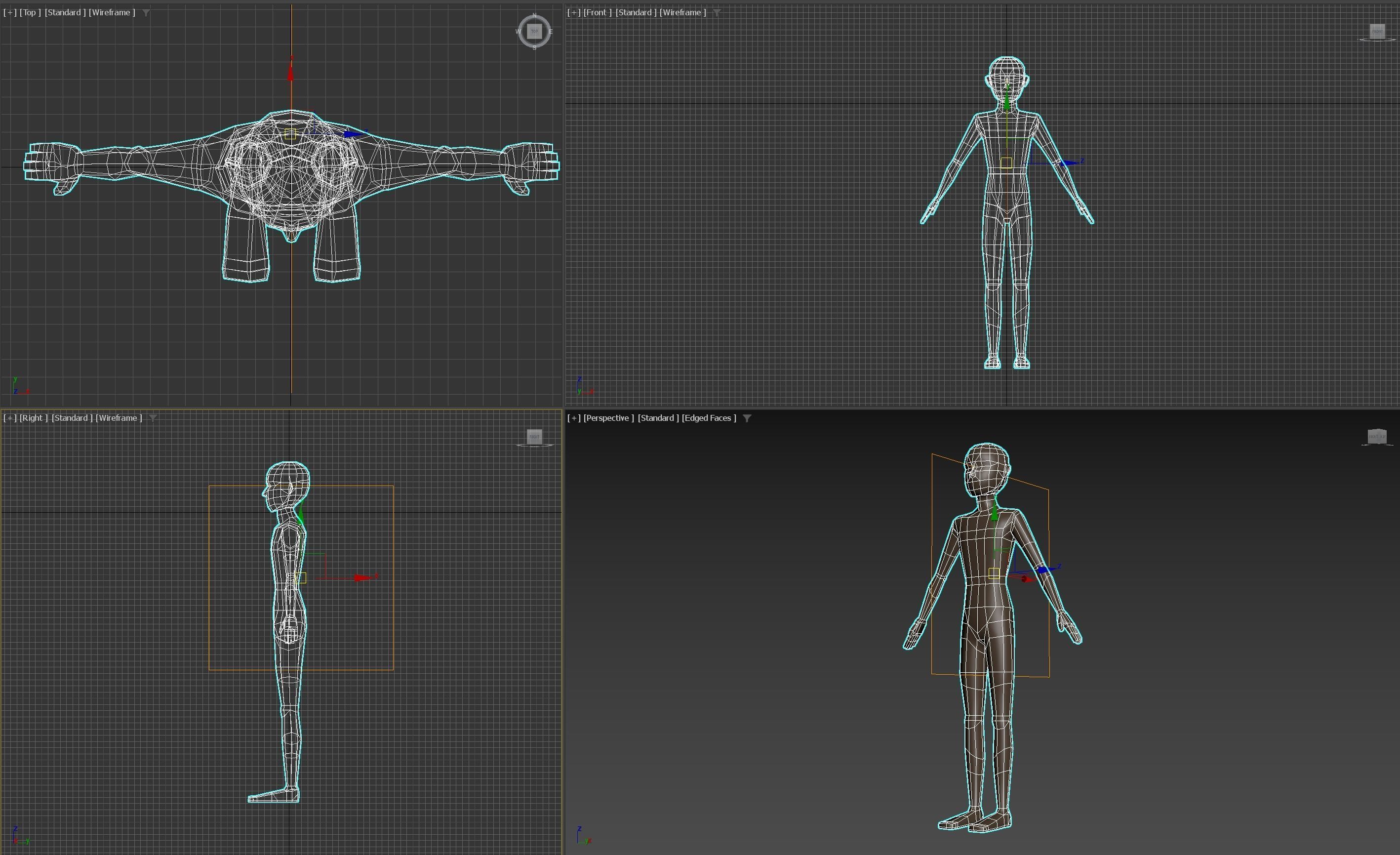 3D model Basic Person Model Low Poly VR / AR / low-poly | CGTrader