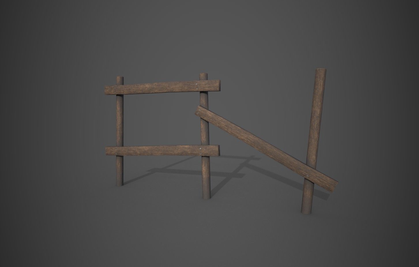 3D model Forest Block Post assets VR / AR / low-poly | CGTrader