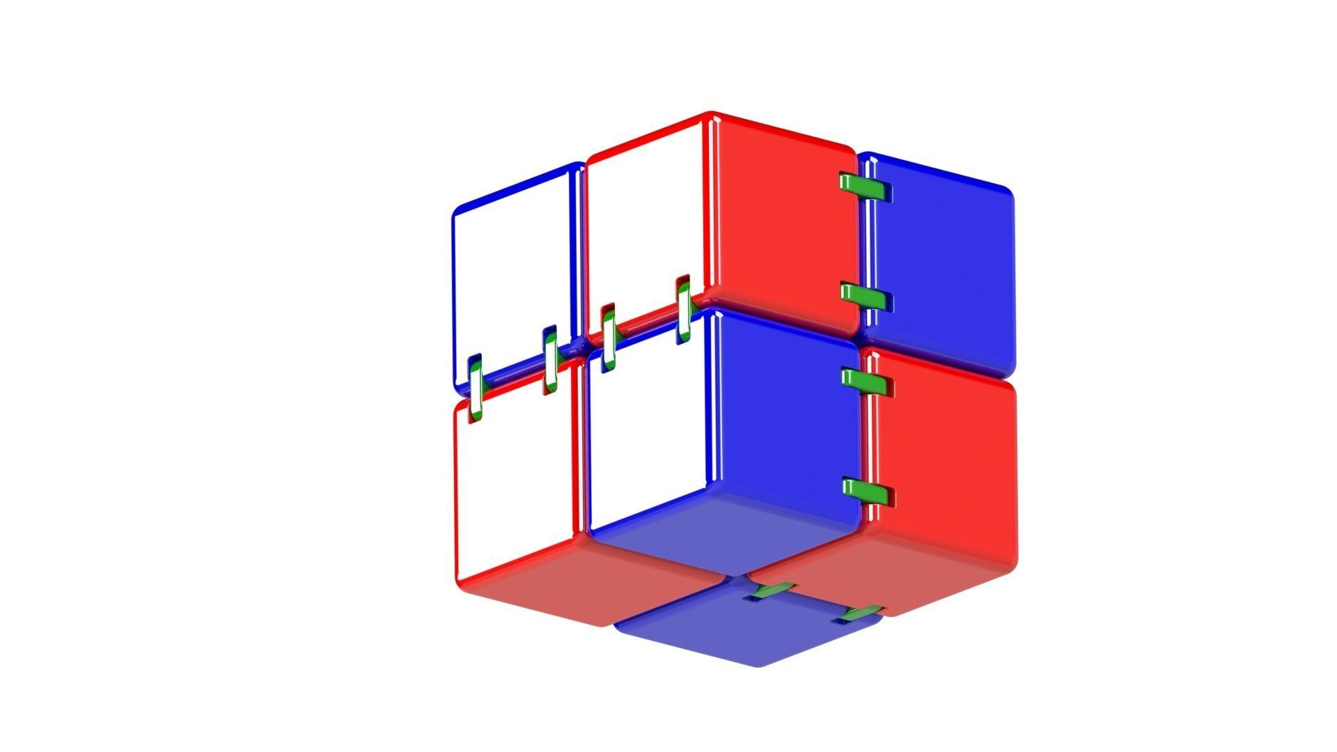 Infinity Cube 3D model 3D printable | CGTrader