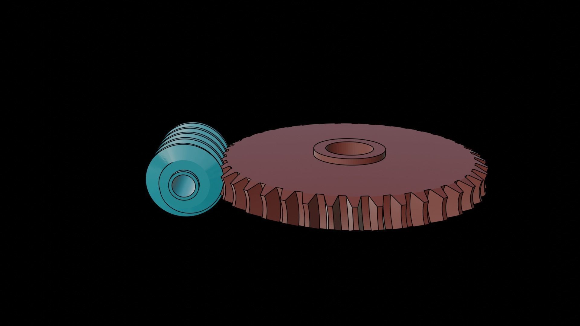 Animated Gears 3 3d Model Animated Cgtrader