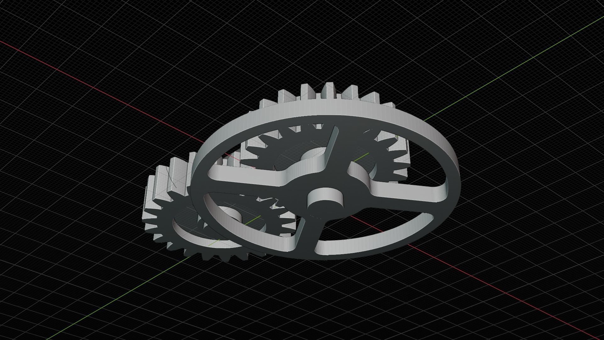 Animated Gears 5 3d Model Animated Cgtrader