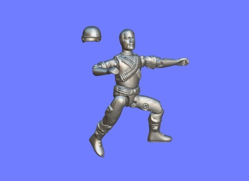 1982 GI JOE ROCK N ROLL - 3D SCAN - 3D model 3D printable | CGTrader