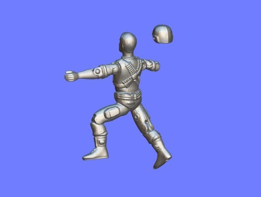 1982 GI JOE ROCK N ROLL - 3D SCAN - 3D model 3D printable | CGTrader