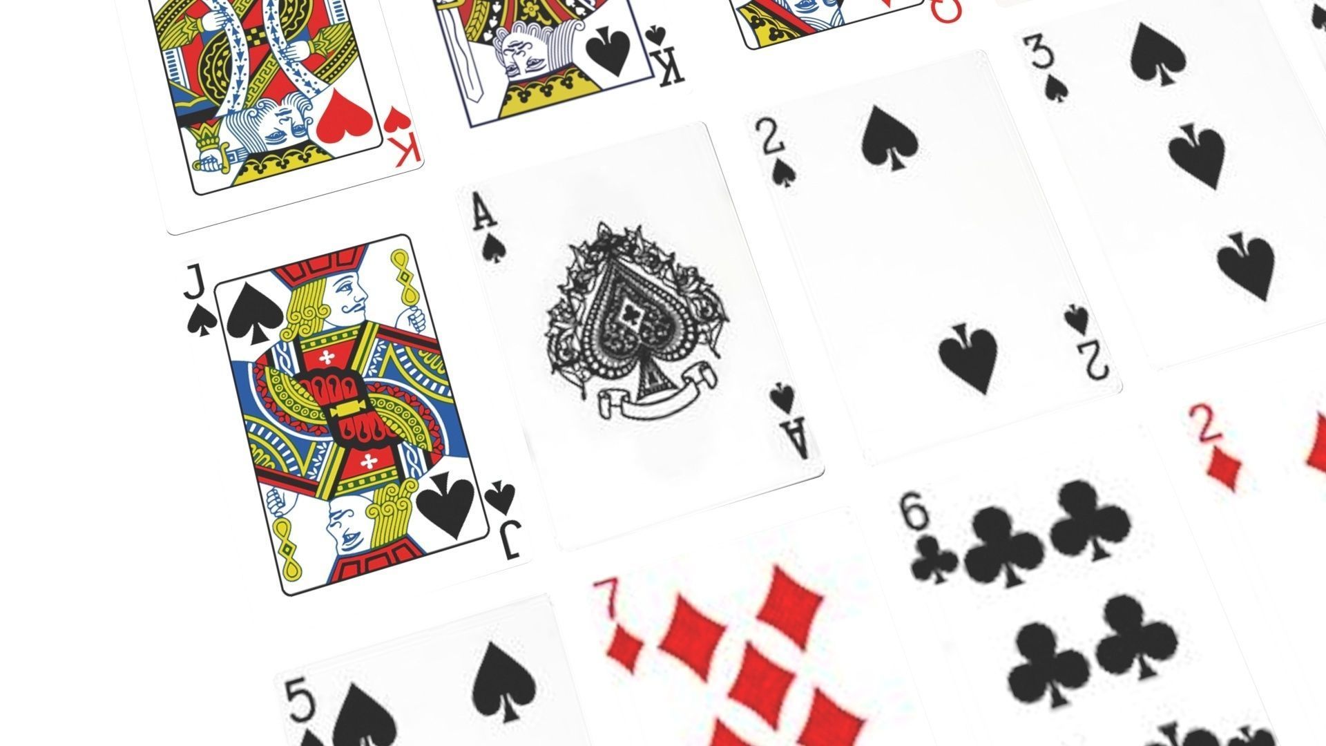 Playing Cards Set 3D model | CGTrader