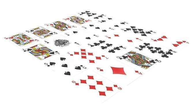 Playing Cards Set 3D model | CGTrader