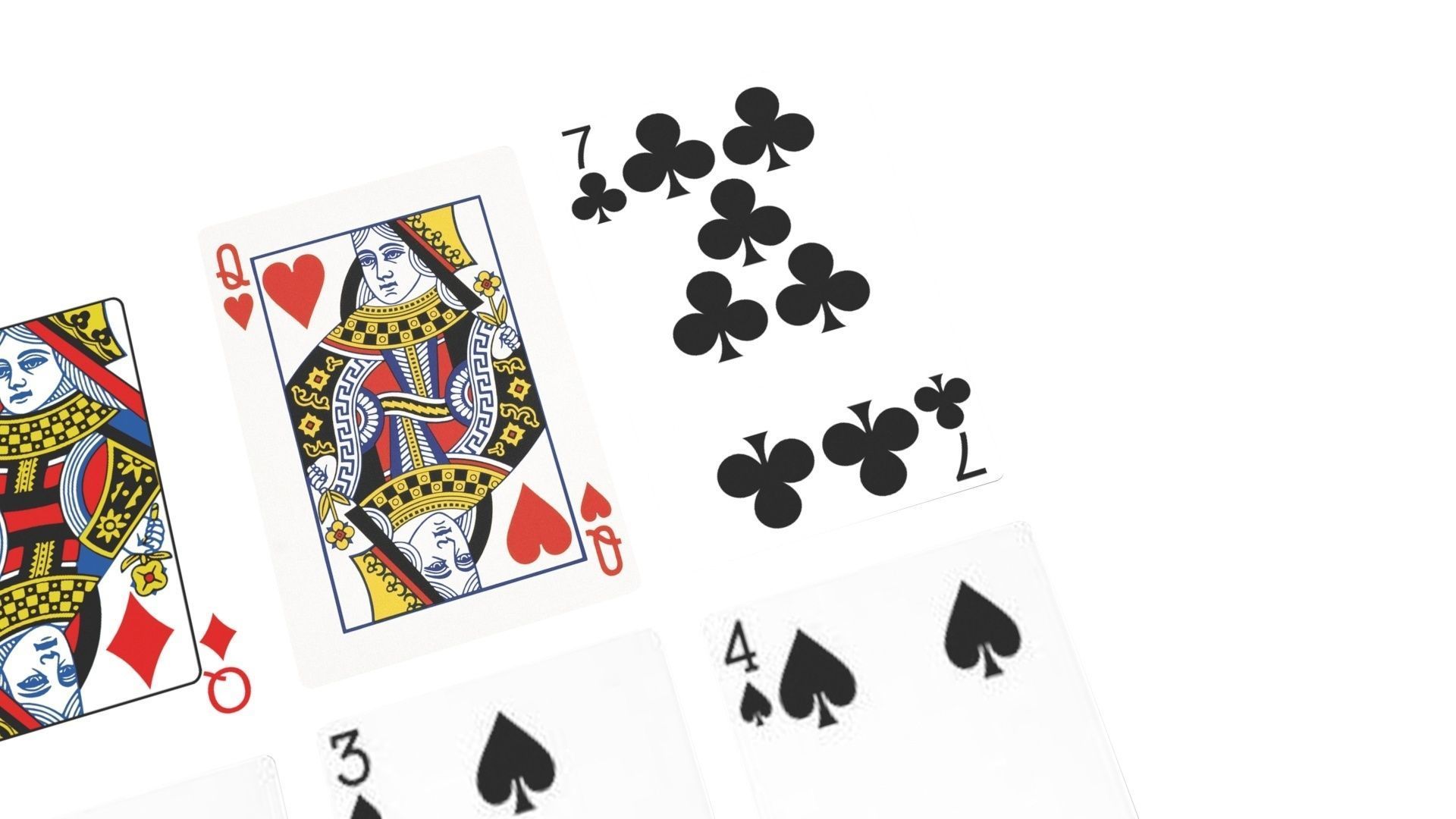 Playing Cards Set 3D model | CGTrader