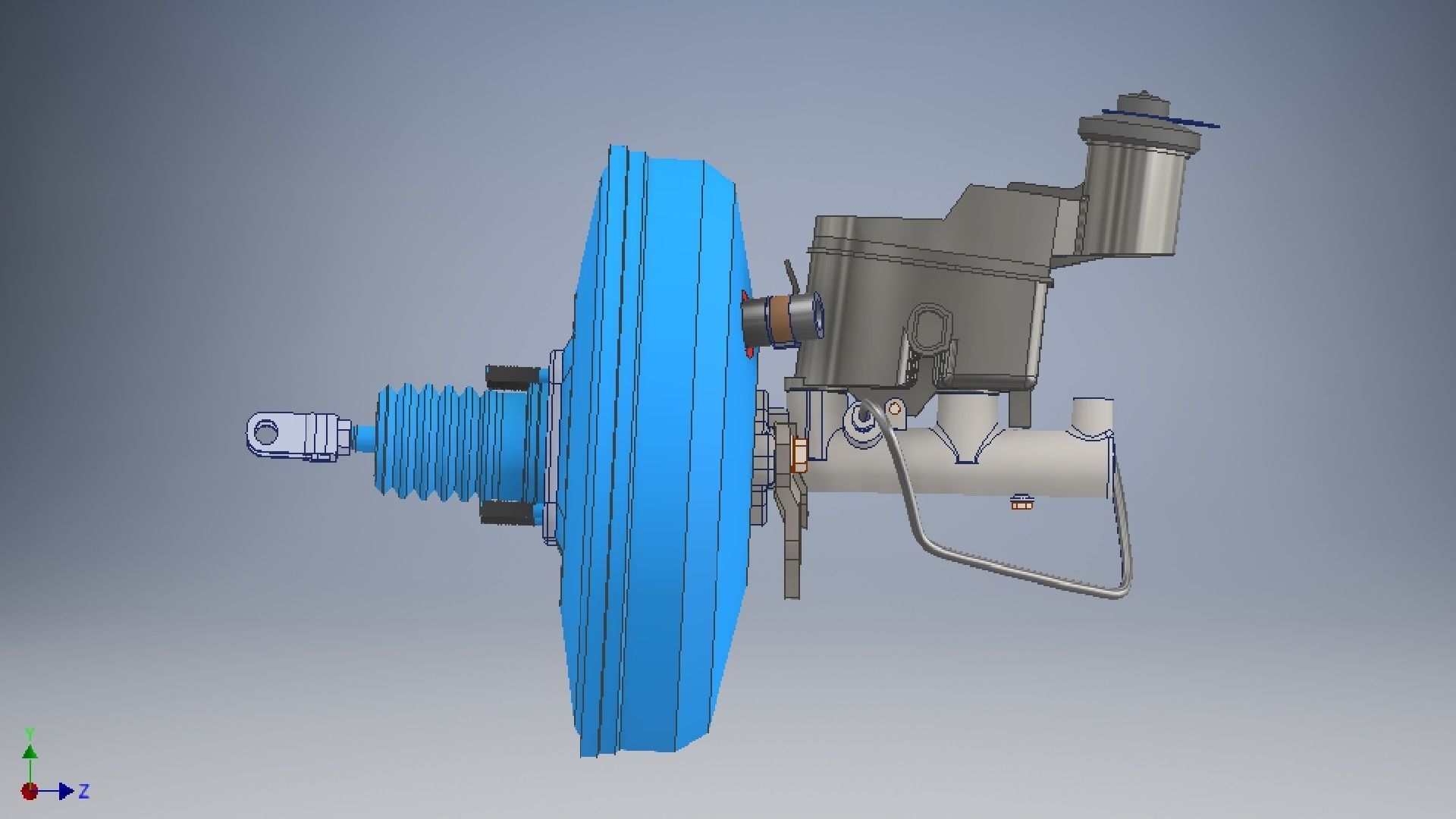 car master cylinder 3d model 3D model | CGTrader