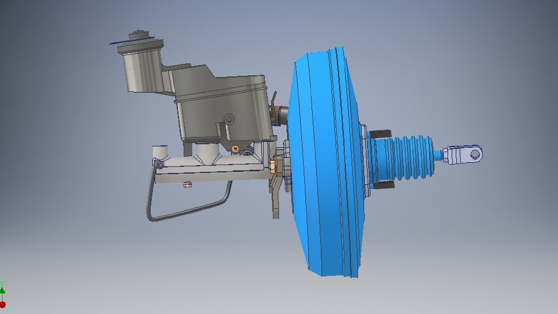 car master cylinder 3d model 3D model | CGTrader