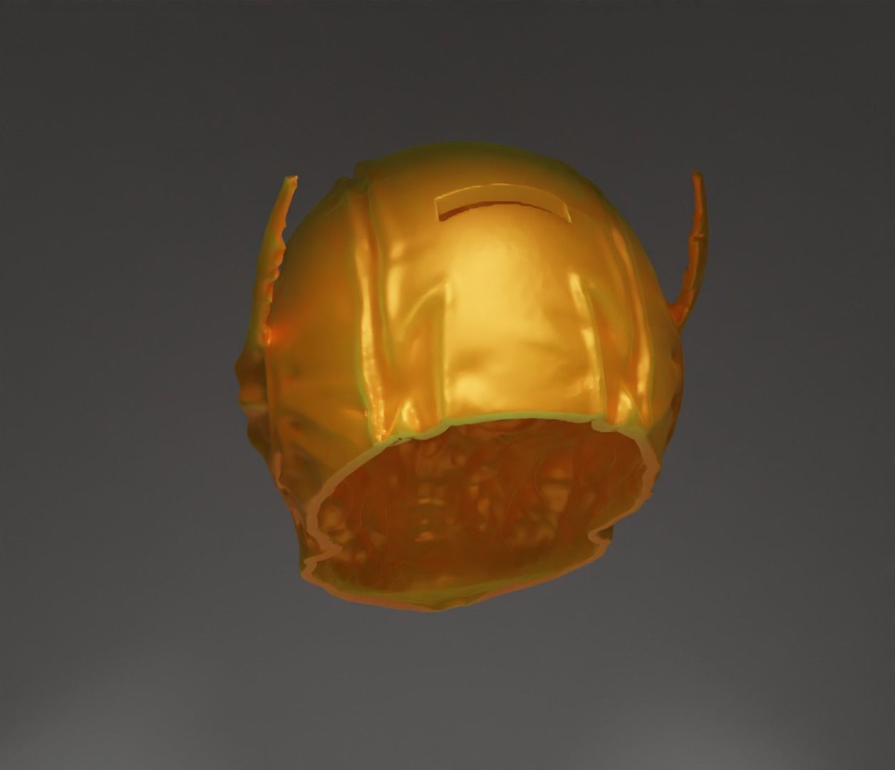 Flash Zombie Superhero Mask Stl 3D model 3D printable | CGTrader