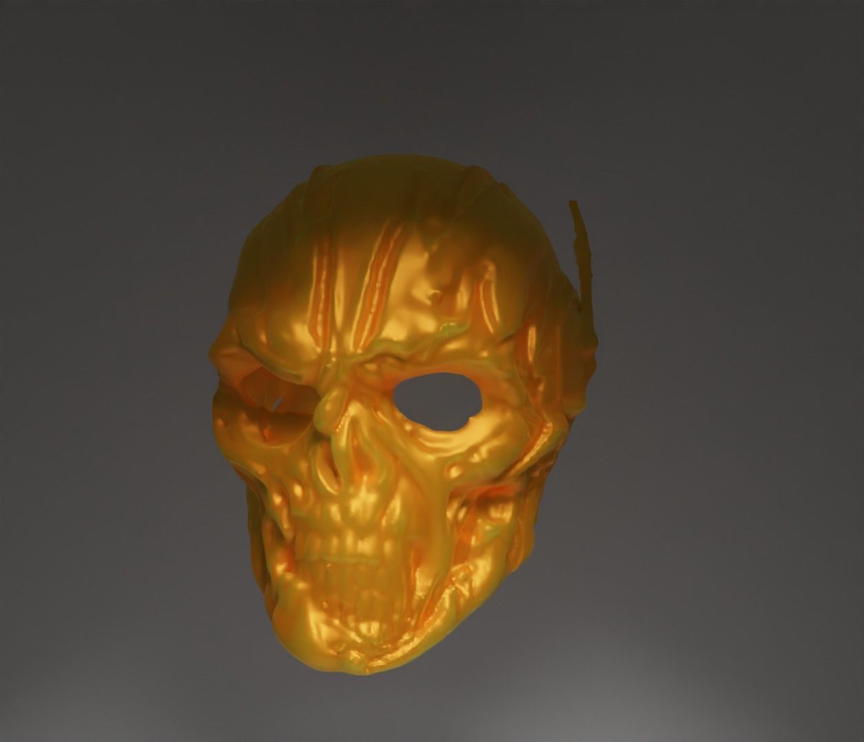 Flash Zombie Superhero Mask Stl 3D model 3D printable | CGTrader