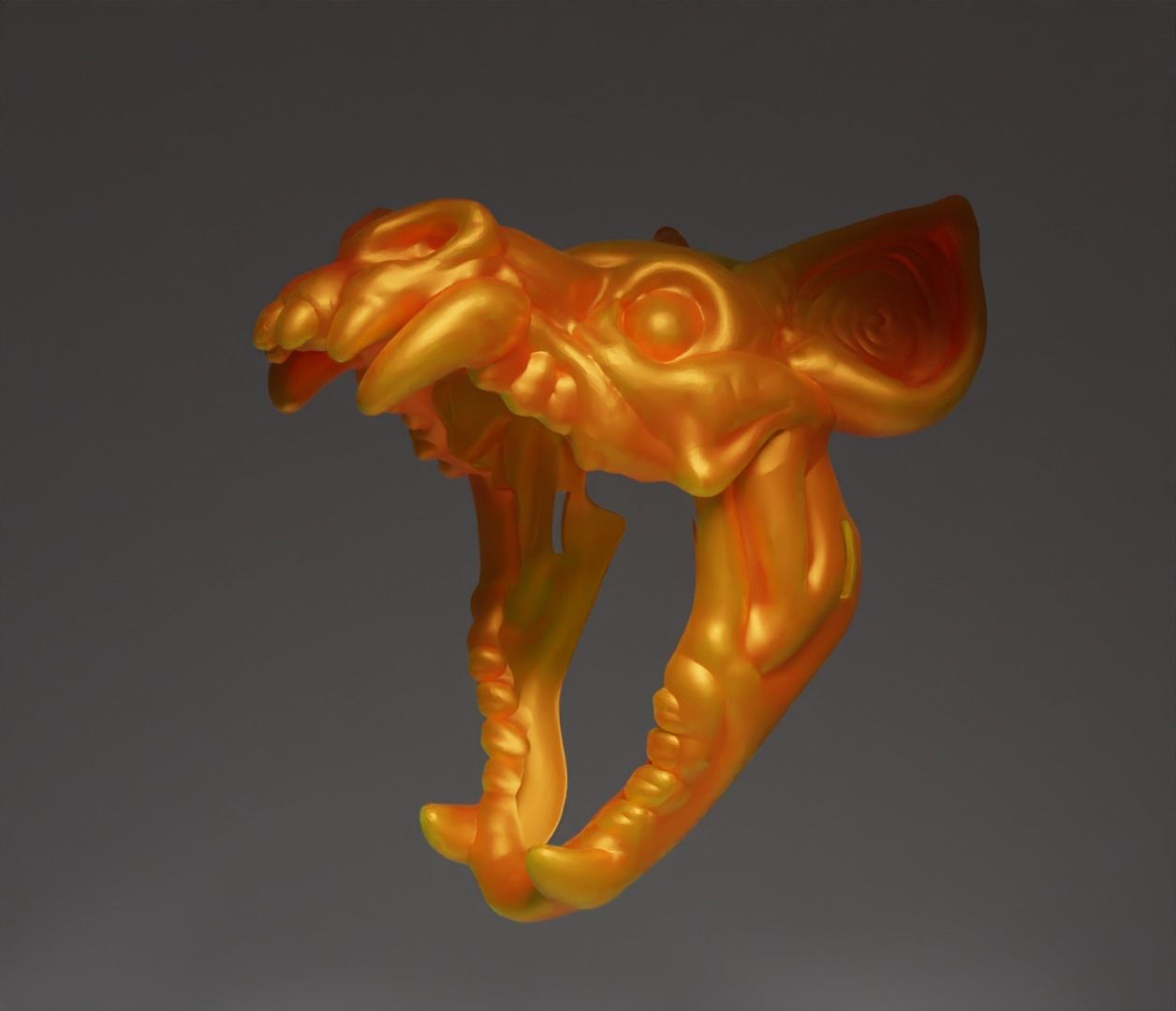 Horror Devil Helmet Face Mask Stl 3D model 3D printable | CGTrader