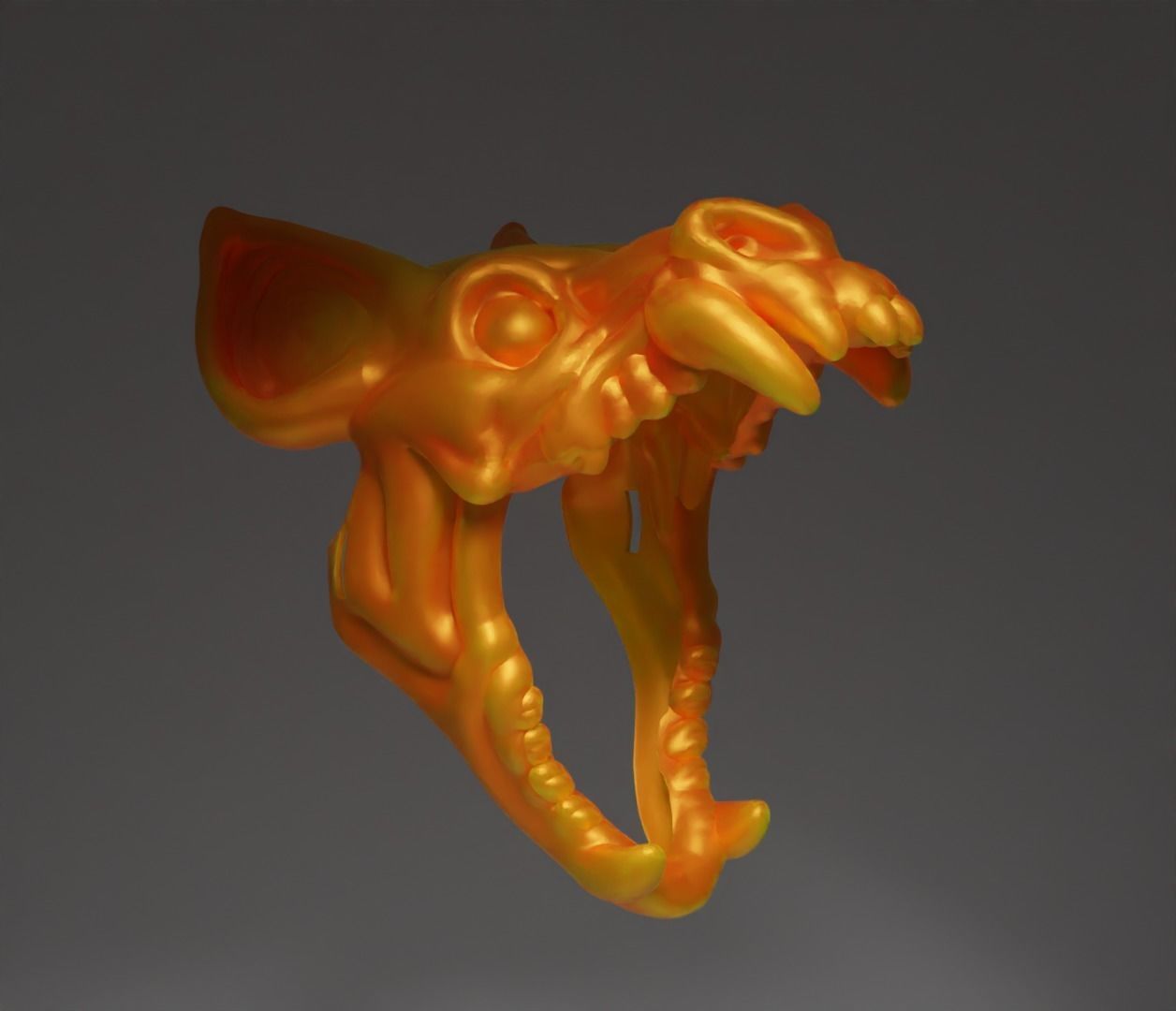 Demon Devil Helmet Face Mask Stl 3D model 3D printable | CGTrader