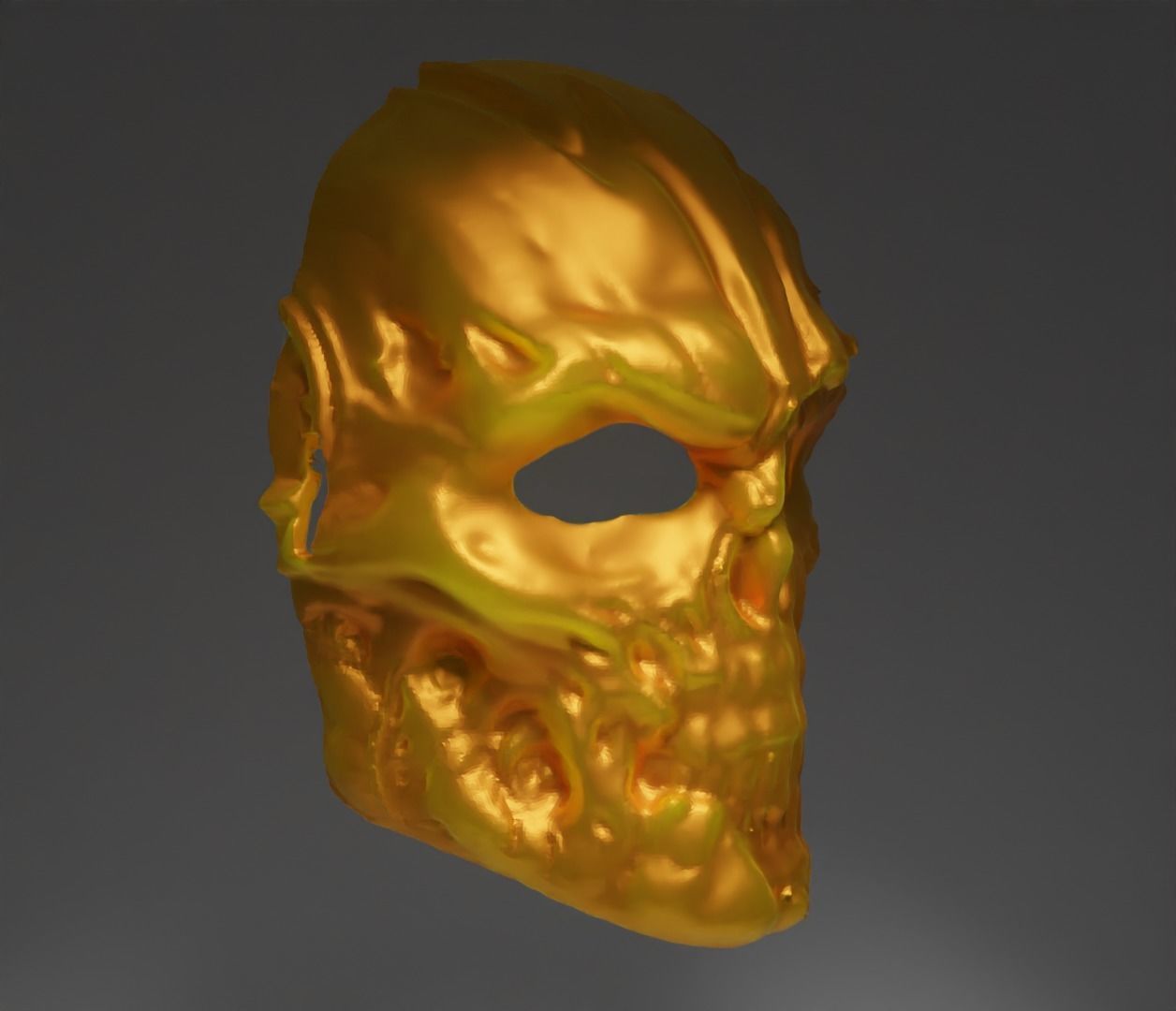 Skull Costume Face Halloween Mask Stl 3D model 3D printable | CGTrader