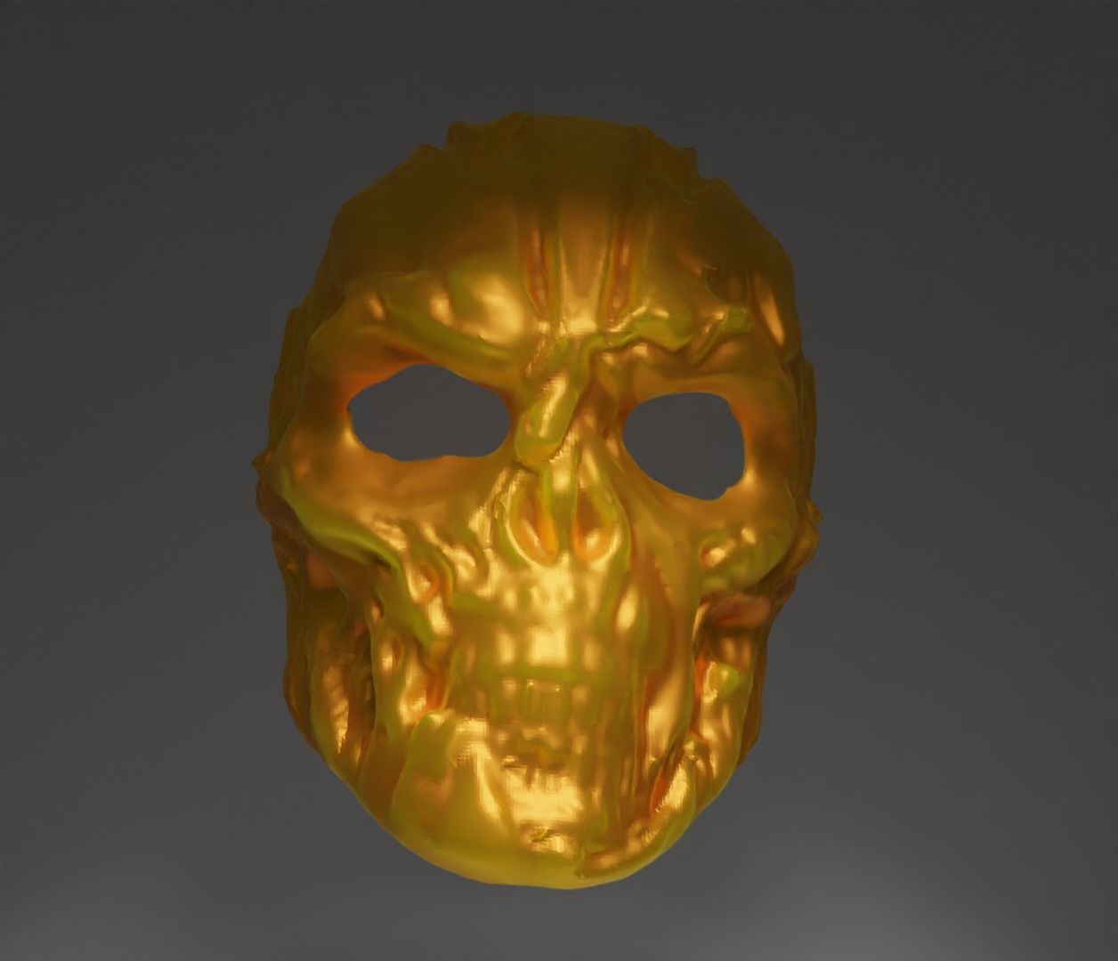 Skull Costume Face Halloween Mask Stl 3D model 3D printable | CGTrader