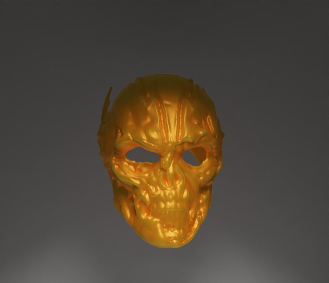Hero Flash Skull Superhero Mask Stl 3D model 3D printable | CGTrader