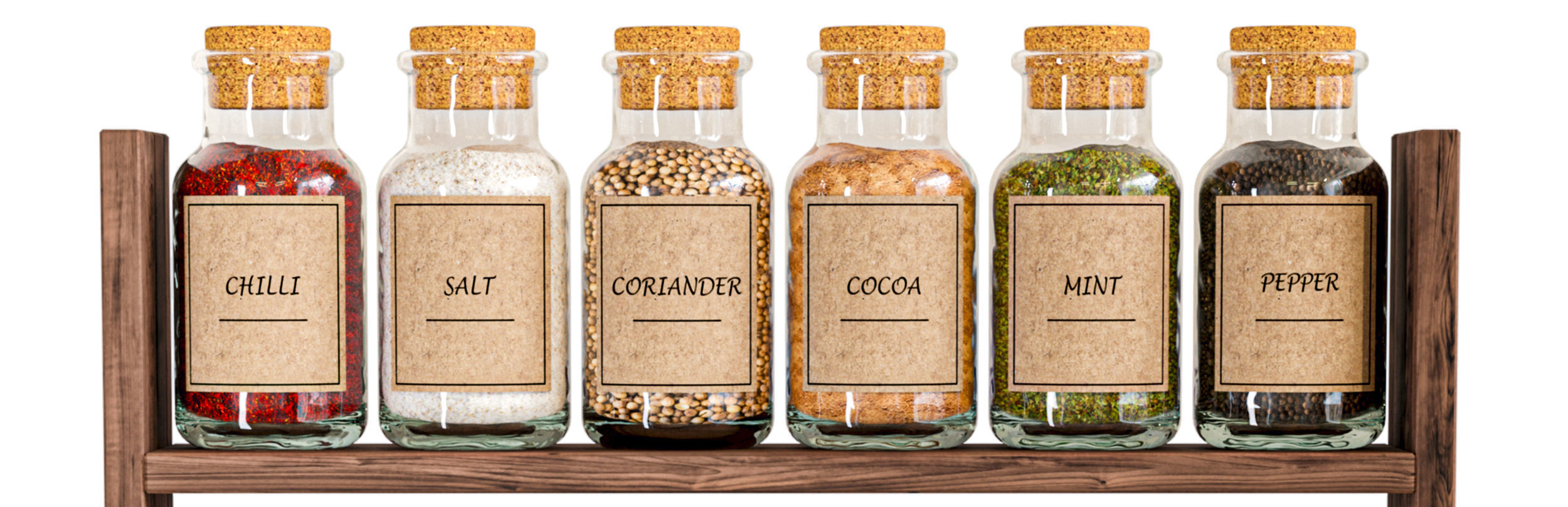 Spice jars for the kitchen restaurants or supermarket displays 3D model ...