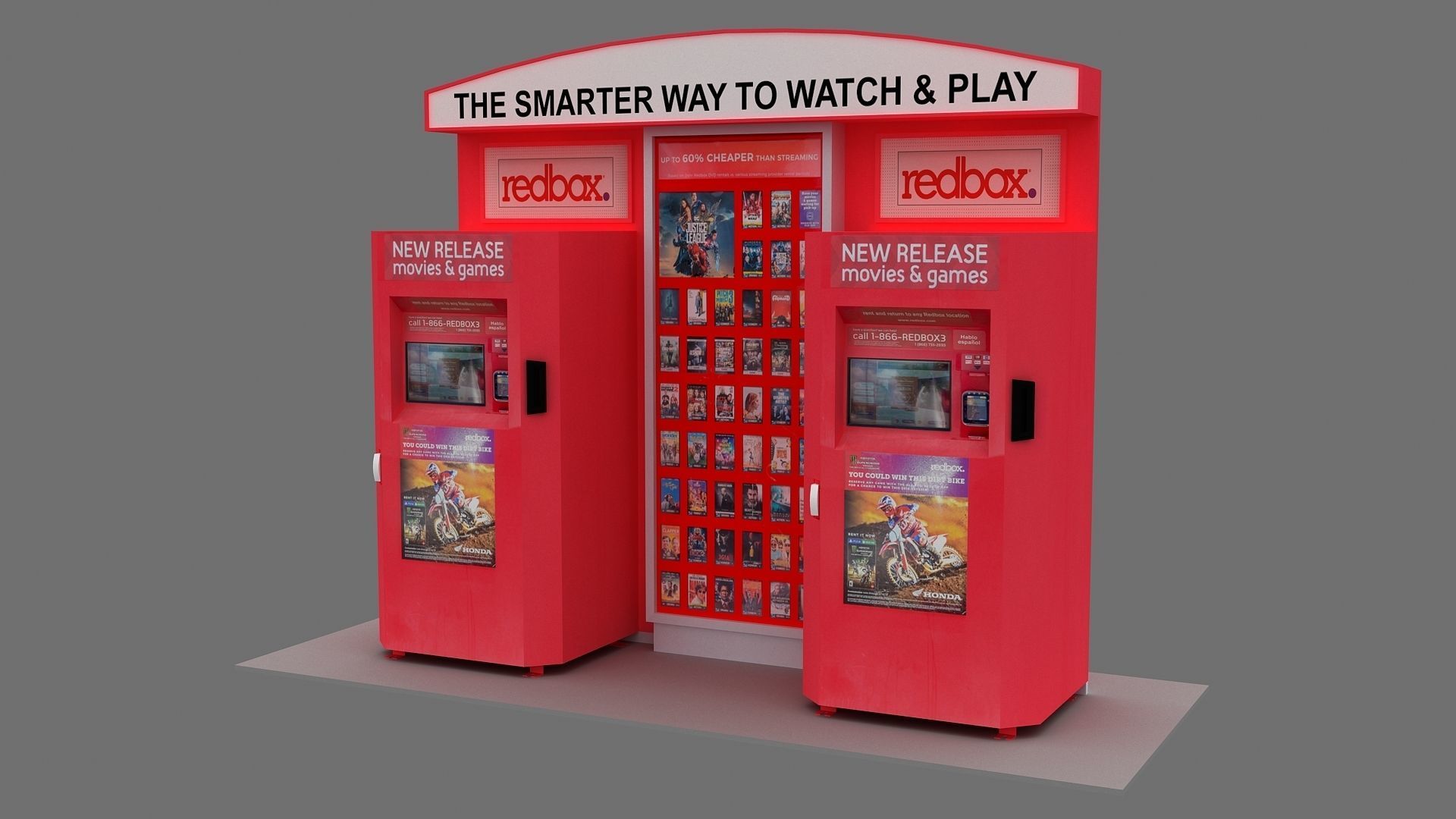 Redbox Vending Machine 3D Model 3D model | CGTrader
