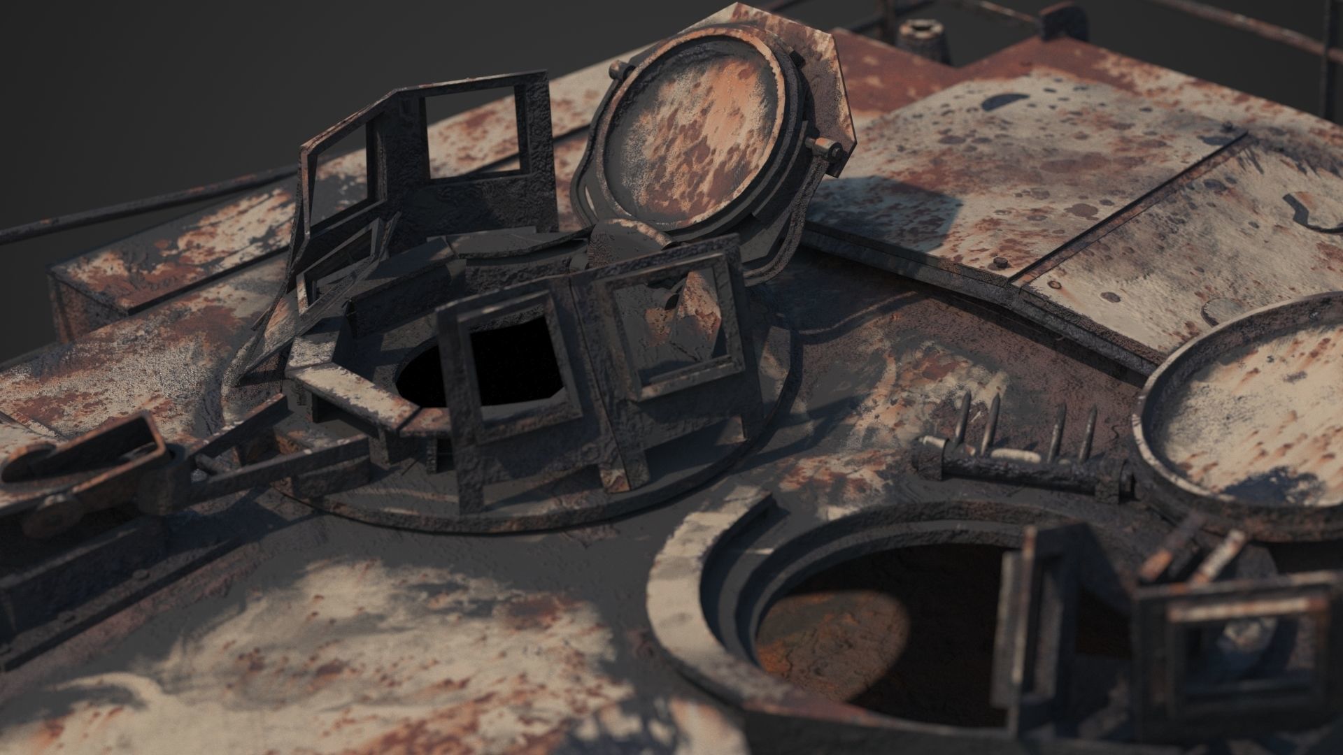 M1A2 Abrams Destroyed 3D model | CGTrader