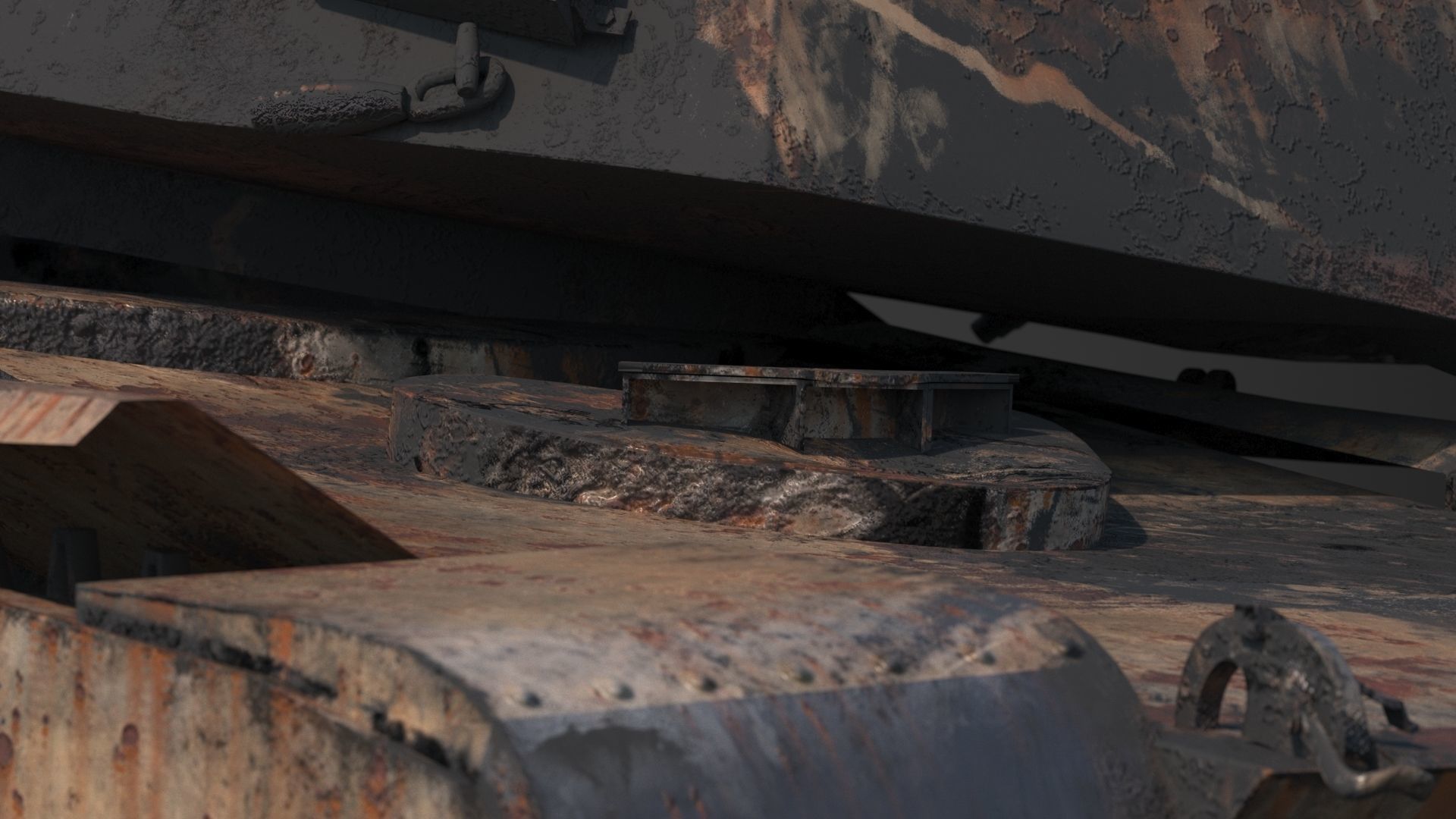 M1A2 Abrams Destroyed 3D model | CGTrader