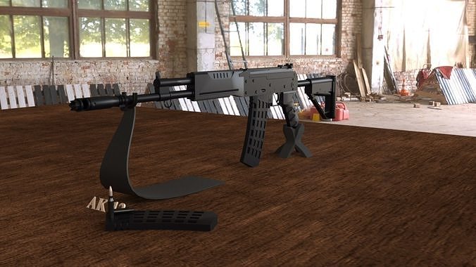 3D model Russian AK-12 Assault Rifle 3D Model VR / AR / low-poly | CGTrader