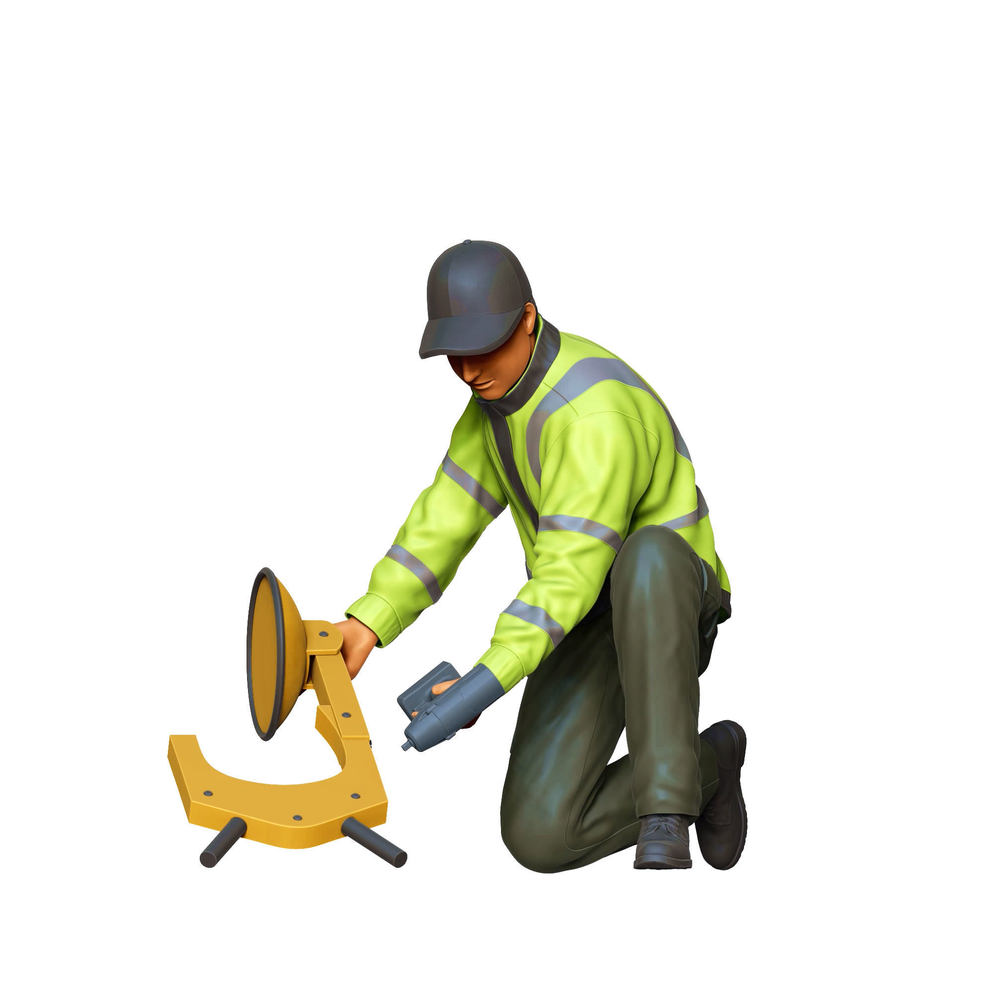 N5 Traffic Police lock wheel clamp 3D model 3D printable | CGTrader