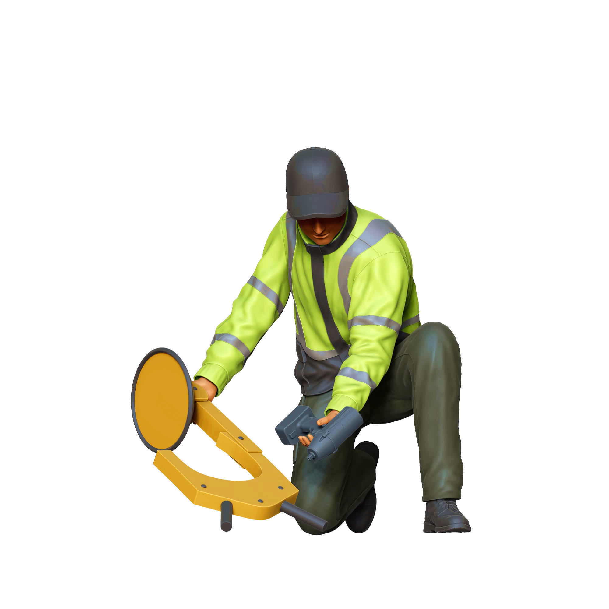 N5 Traffic Police lock wheel clamp 3D model 3D printable | CGTrader