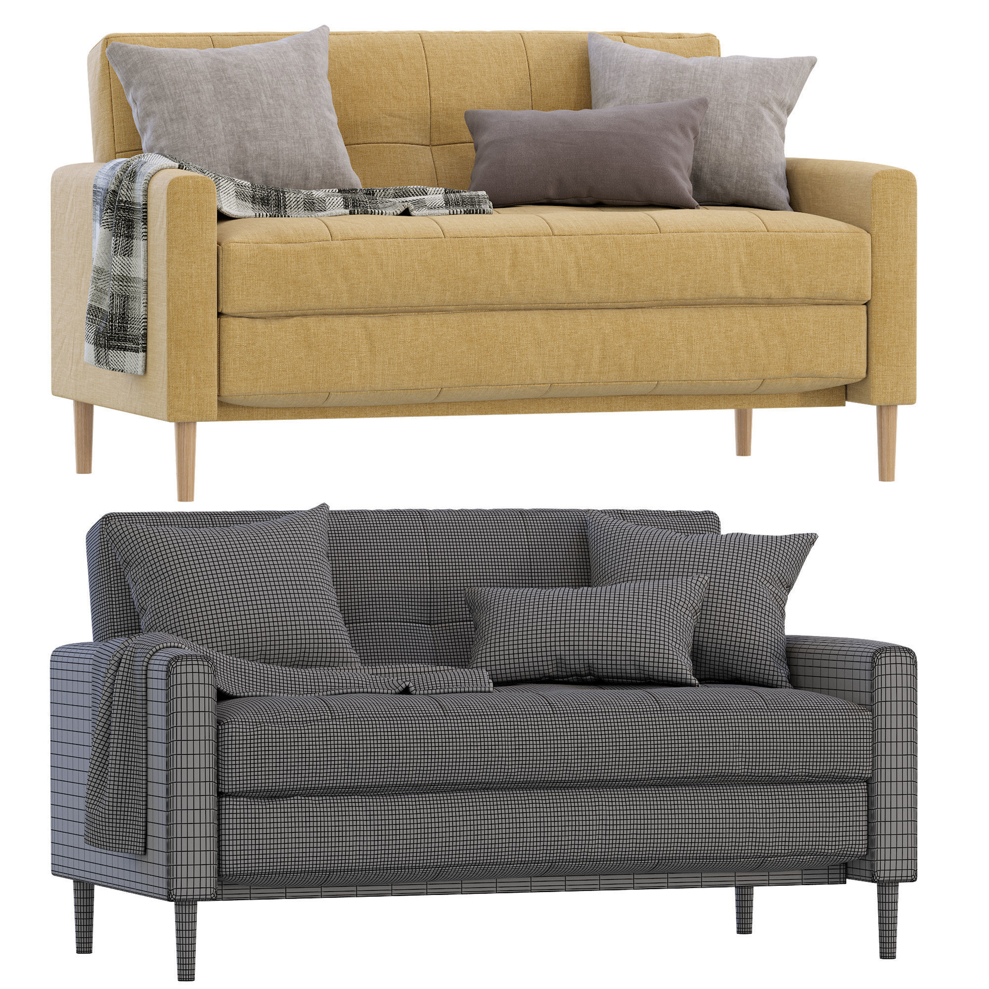 Numo Mini Sofa By Divan ru 3D model | CGTrader