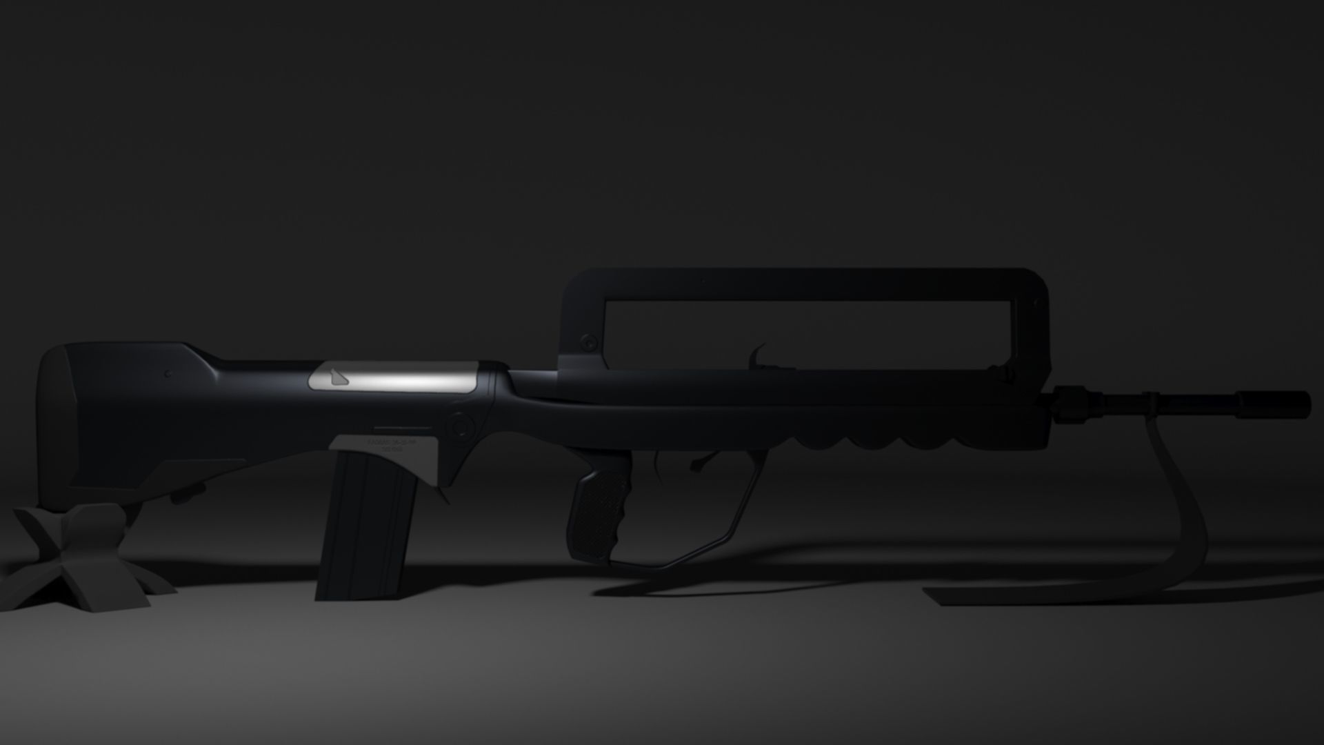 3D model French FAMAS G1 Assault Rifle VR / AR / low-poly | CGTrader