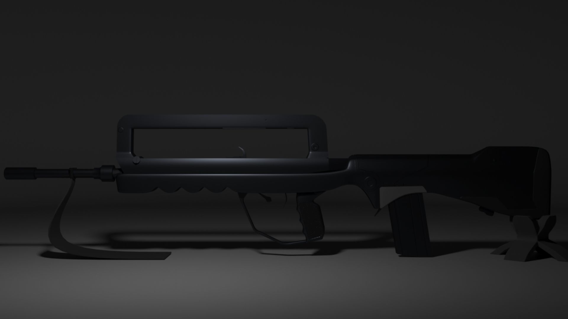 3D model French FAMAS G1 Assault Rifle VR / AR / low-poly | CGTrader