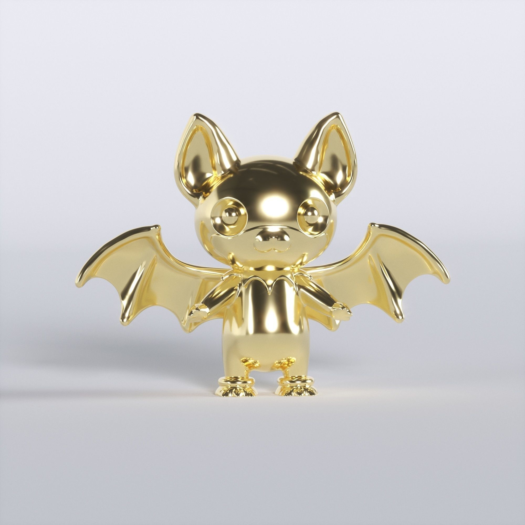 bat tiny chibi 3D model 3D printable | CGTrader
